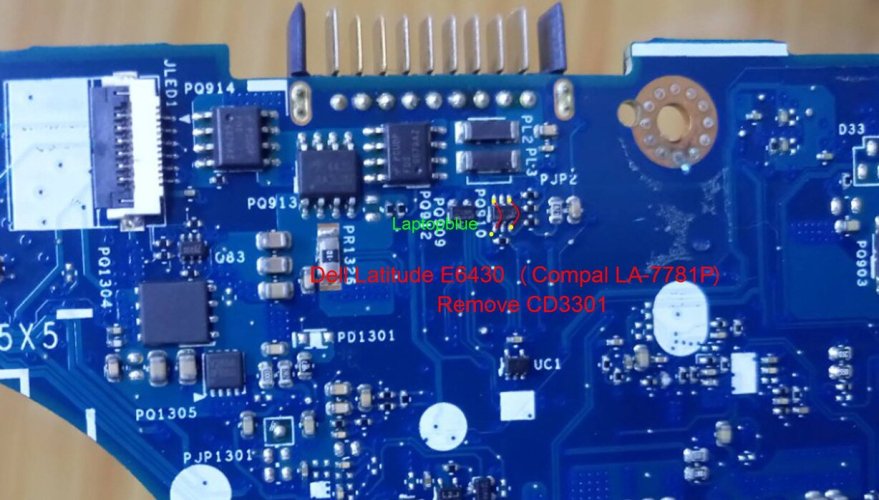 CD3301 - CD3301 IC Bypass DELL E6430 la-7781p | PKBIOSFIX